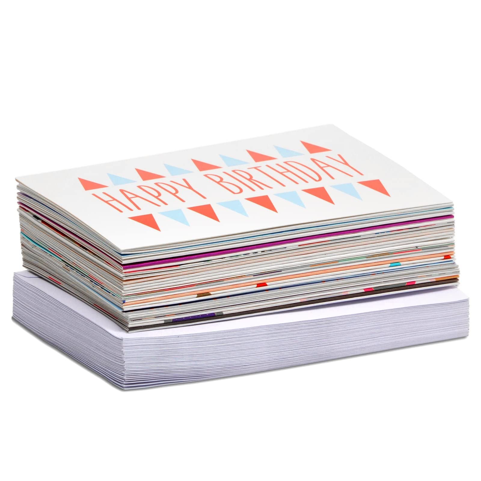 36 Pack Birthday Cards with Envelopes Bulk, Blank Inside for Office, Friends, and Kids (36 Unique Assorted Designs, 4x6 in)