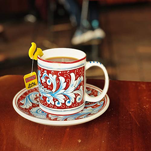 10Pcs Drink Markers, Squirrel Silicone Wine Charms, Assorted,Silicone Glass Markers for Bar Party, Tea Bags Holders Cup Mug, Tea Bag Coasters, Martinis Cocktail Champagne Stem Glasses(Suitable for cups with thickness over 0.3cm/0.12in)