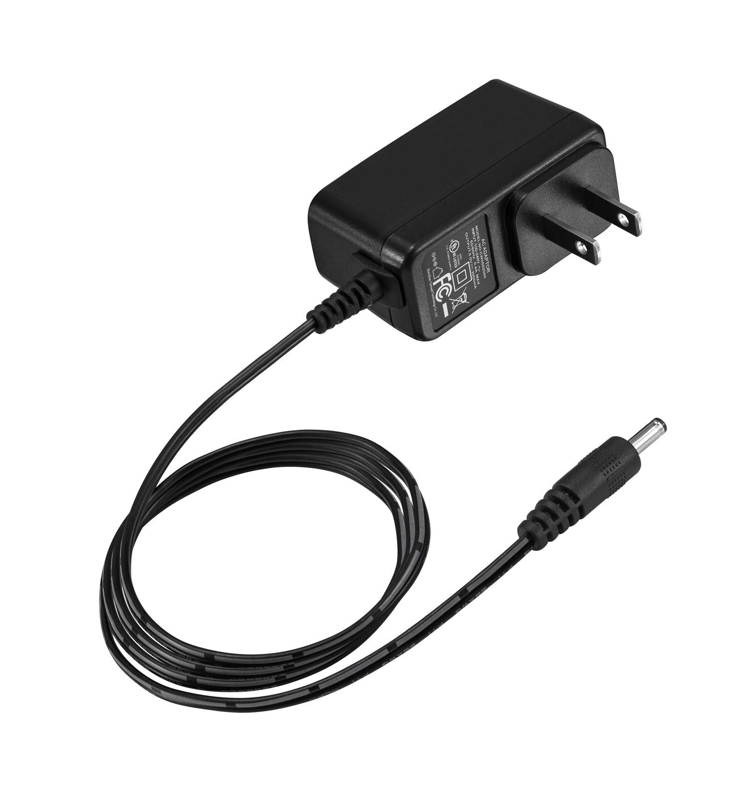 5V 2A DC Power Supply Adapter for IP/CCTV Security Dericam Camera, 5ft/1.5 Meter AC to DC Power Cord, Wall Charger, Output DC 5V 2000mA, Input AC 100V-240V/50 or 60Hz/0.4A Max, US Plug, Black
