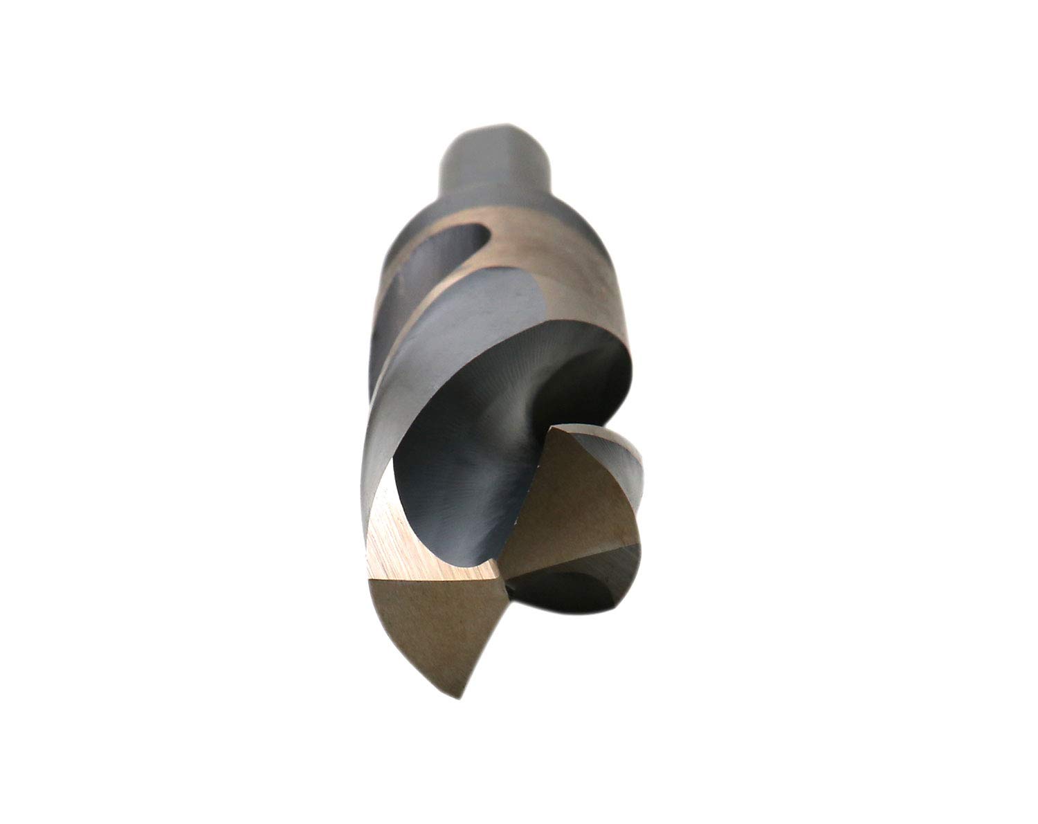 Accusize Industrial Tools 1'' ANSI M35(H.S.S. + 5% Cobalt) S and D Drill, 1/2'' Shank, 135 Degree Split Point, 0412-0001