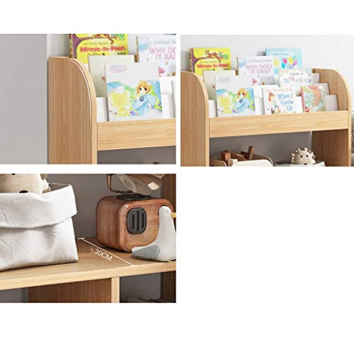 Bookcase Magazine Rack Newspaper Holder Multilayer Book Shelf Storage Rack Display Rack Freestanding Materials Home MUMUJIN (Size : 60X30X90CM)