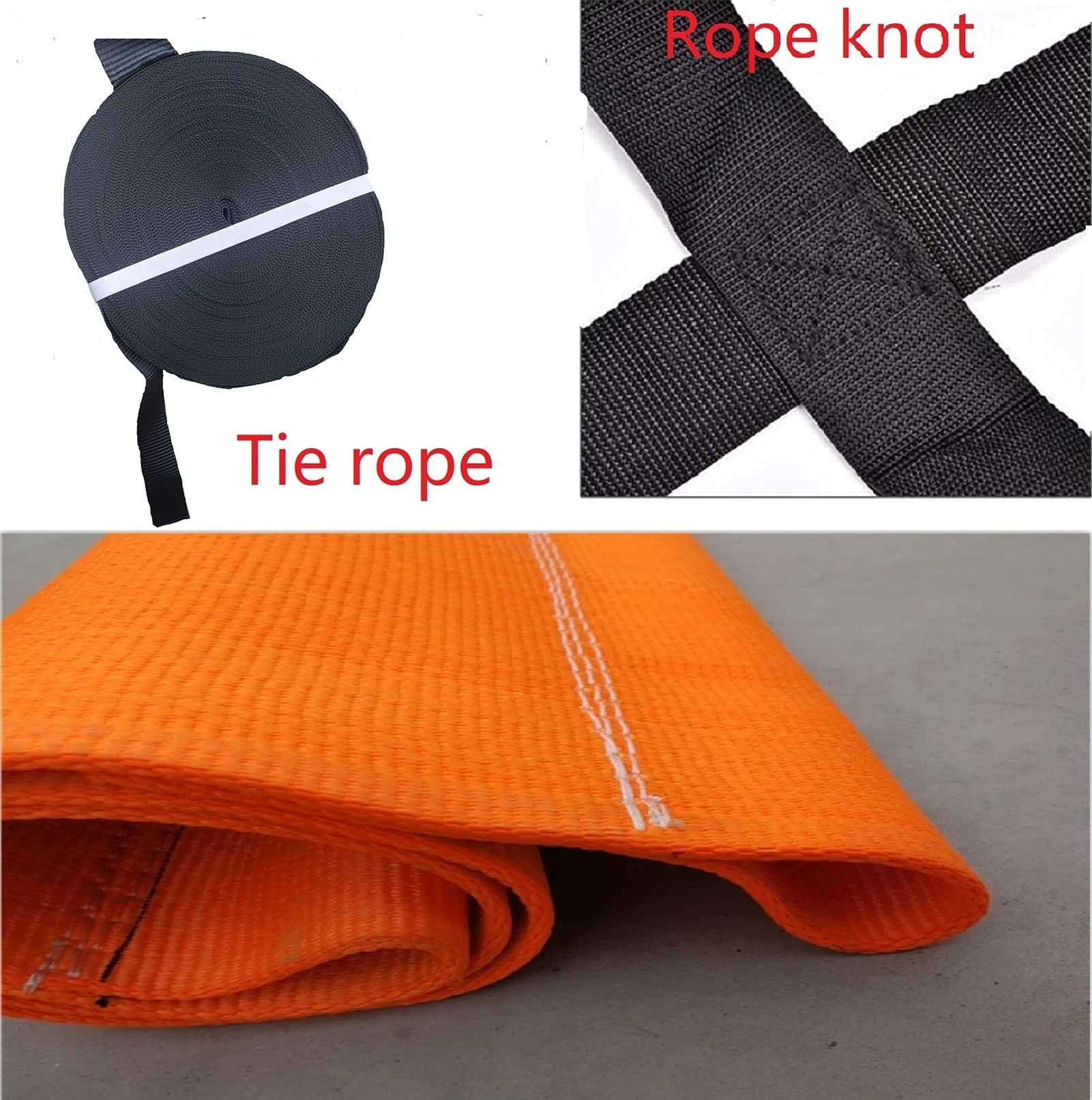 XHP Climbing Cargo Net for Children and Adult Indoor Outdoor Ribbon Netting, Obstacle Courses for Kids,Jungle Gyms Climbing Nets Backyard & Playground Equipment