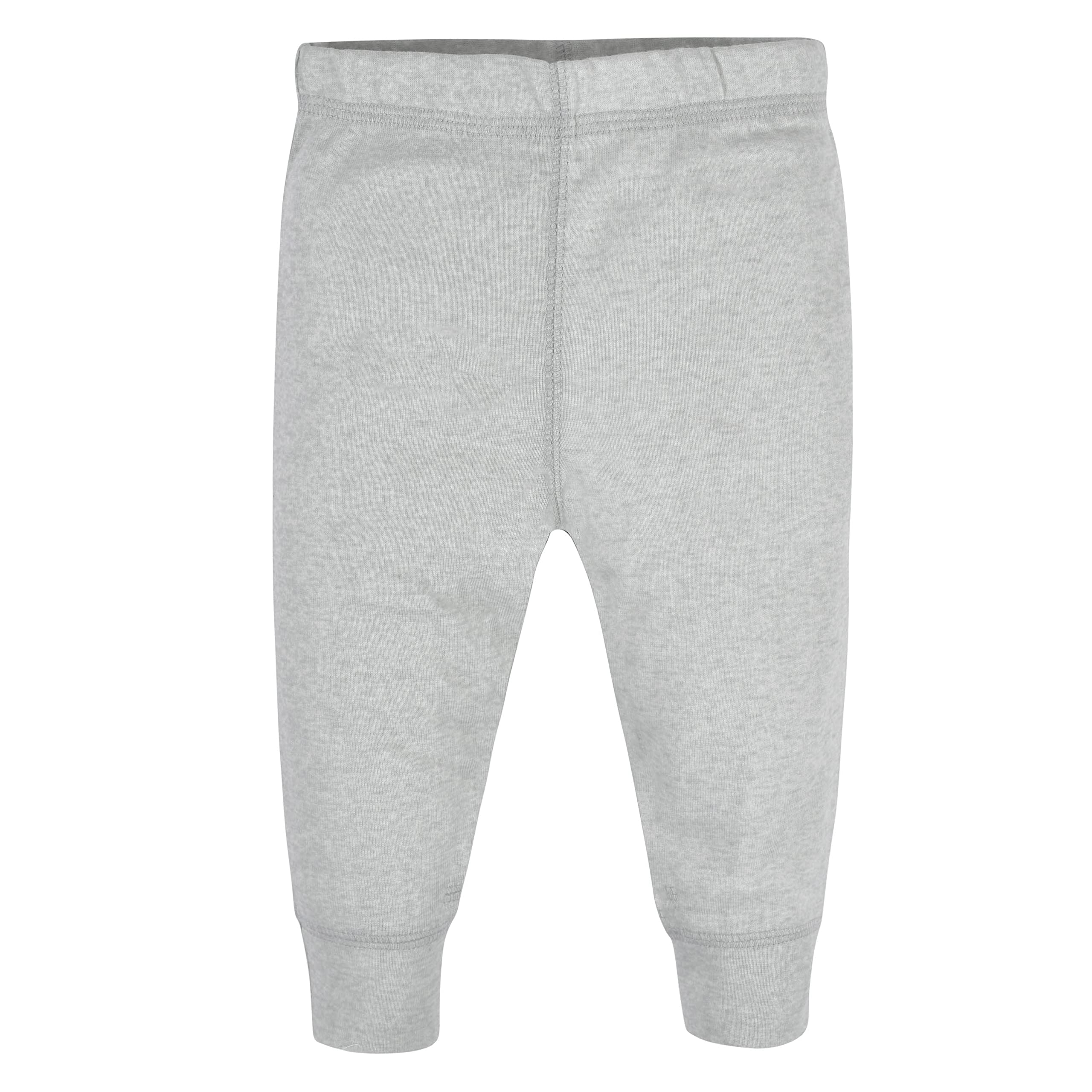 Gerber Baby Girls Multi-Pack Active Pants Set, pink/black/gray, 24 Months