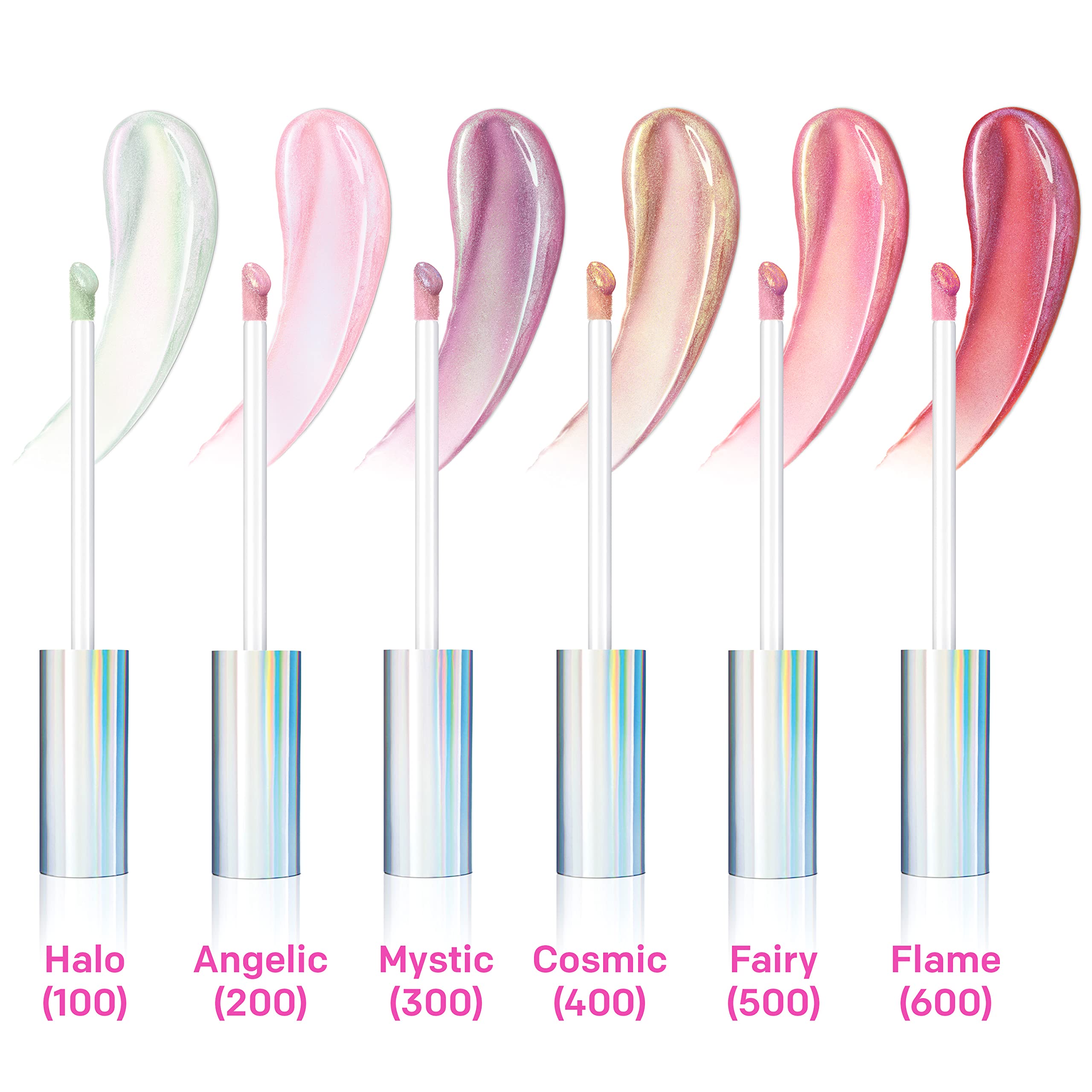 Almay Lip Gloss, Non-Sticky Lip Makeup, Holographic Glitter Finish, Hypoallergenic, 300 Mystic, 0.9 Oz