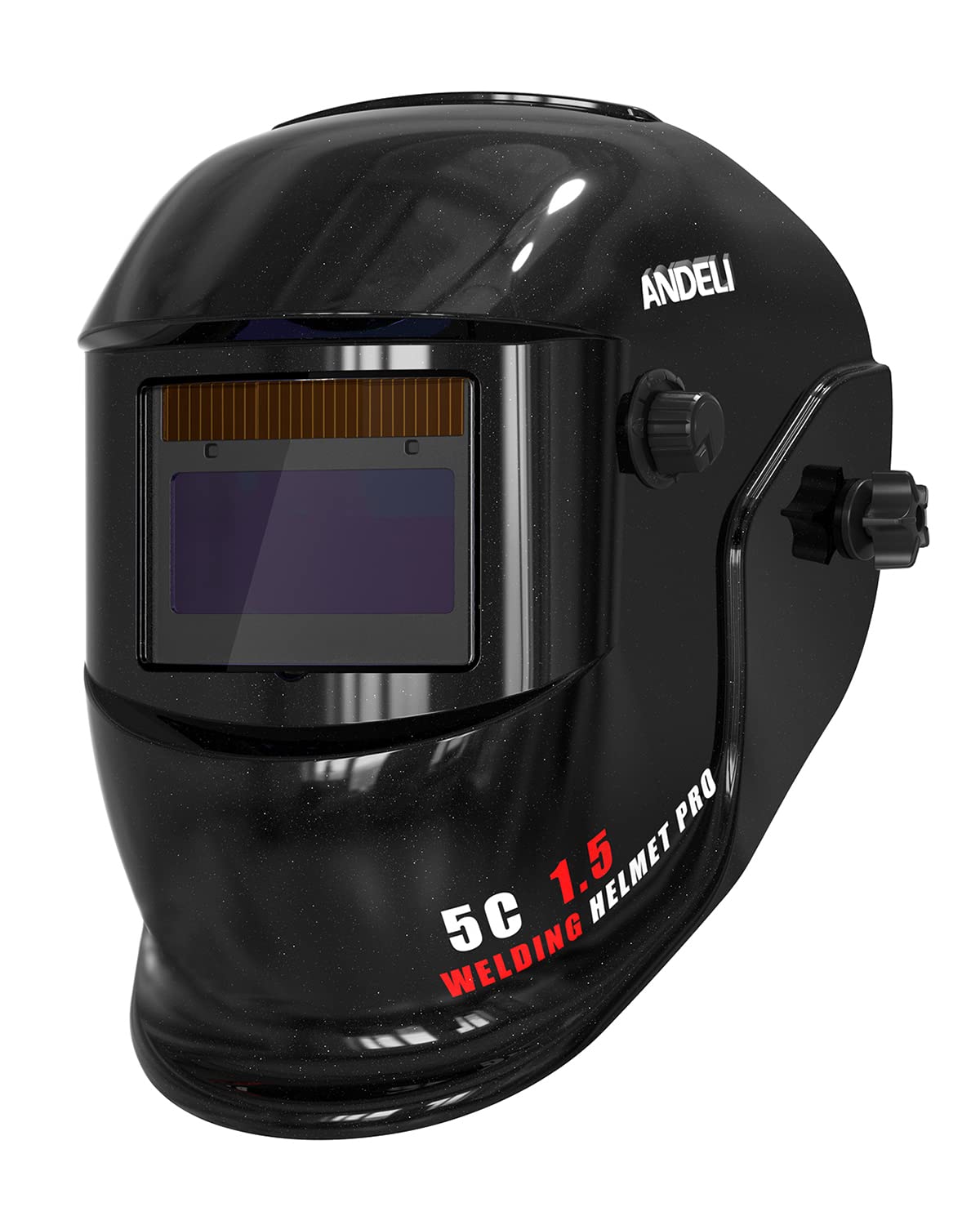 Welding Helmet Auto Darkening ANDELI Welding Helmet Solar Powered Area Welding Mask with Top Optical Clarity 1/1/1/2 (Basic Edition)¡¡
