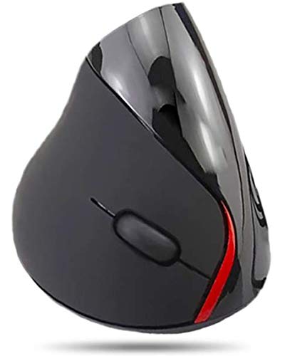2.4G Wireless Ergonomic Vertical Mouse 800/1200 / 1600DPI, 5 Buttons (Purple)