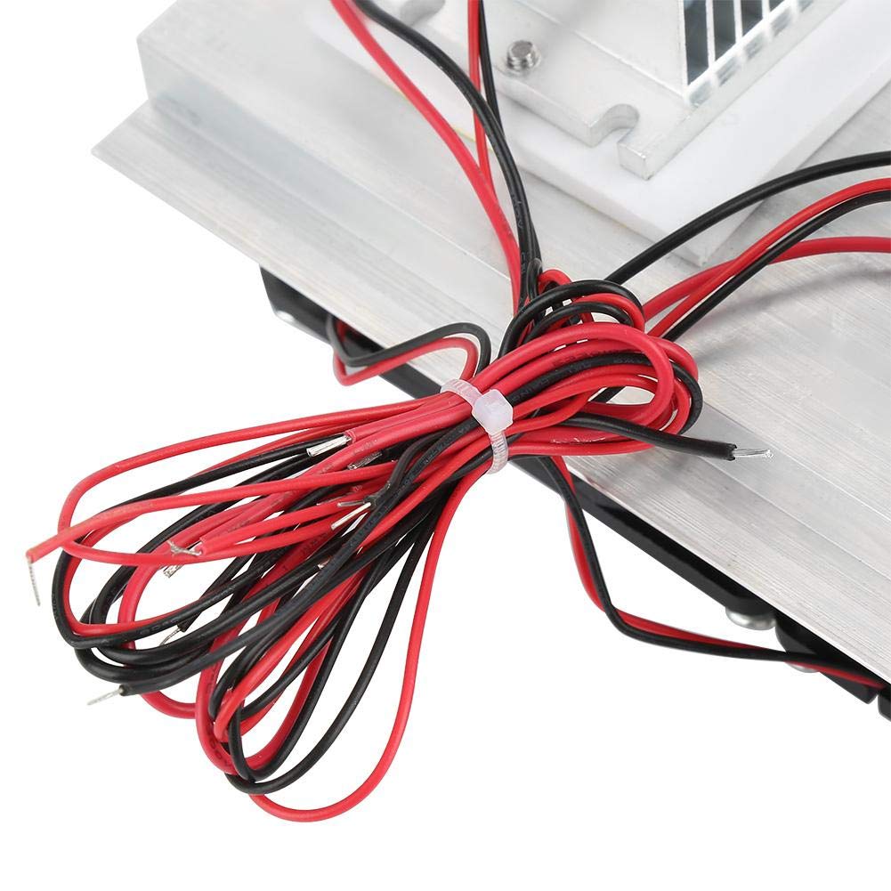 12V Compact Refrigeration Cooling Systems Air Conditioning Systems with Miniature,Thermoelectric Cooler,Semiconductor Refrigeration Cooling Device Thermoelectric Cooler 12A 12V DIY Refrigeration