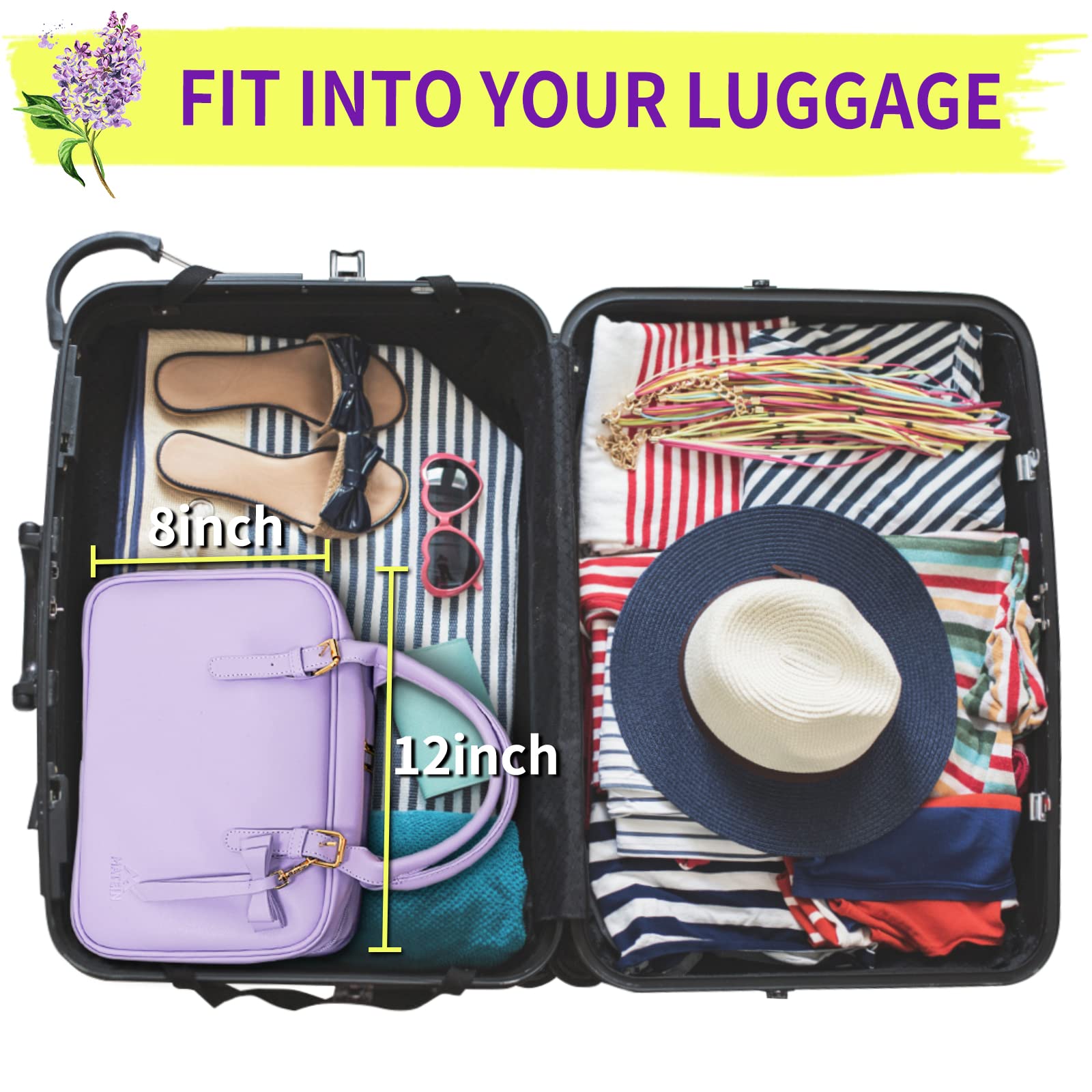 MATEIN Travel Makeup Bag, Hanging Toiletry Bag for Women
