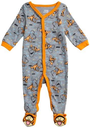 Disney Baby Boys' Romper: Mickey Mouse, Winnie the Pooh, Lion King, Size 6-9 Months, Tiger