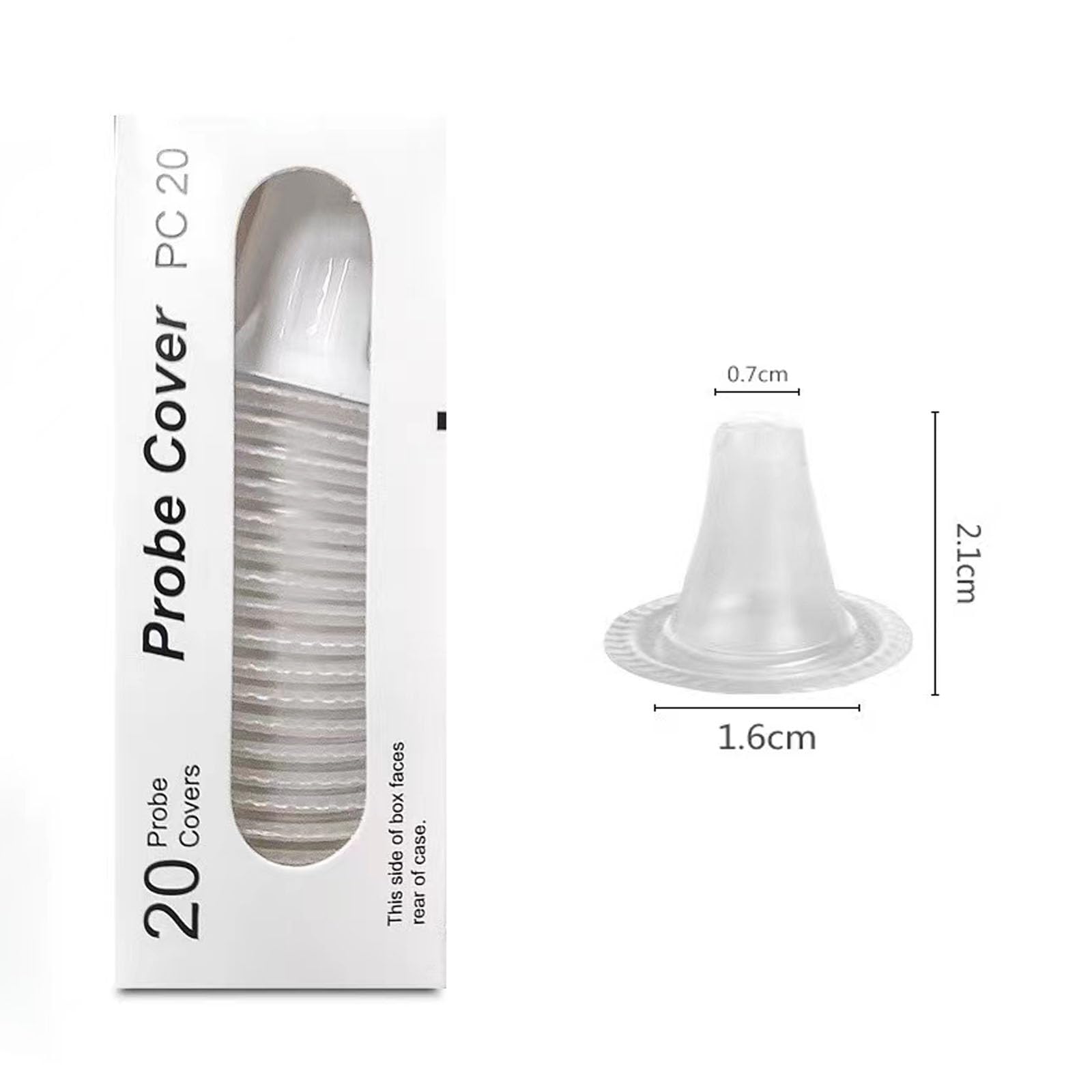 100pcs Ear Thermometer Probe Covers, Lens Filters, Refill Covers for All Braun themometer Thermometer Models Digital Thermometers Disposable Covers