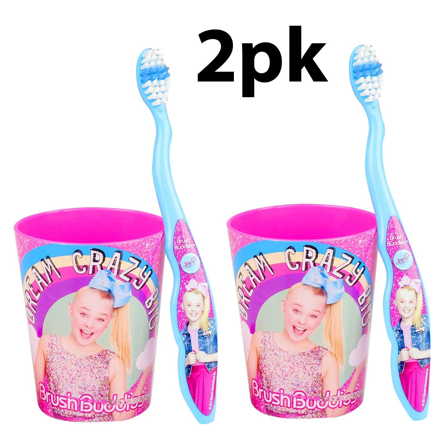 4SGM JoJo Pink Toothbrush Set 2-Pack