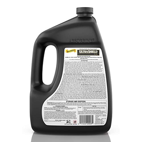 Absorbine UltraShield EX Insecticide Spray for Horses & Dogs, Kills & Repels Fly Tick Mosquito Flea Lice, Lasts Up to 17 Days, 128oz Gallon Refill