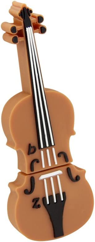 128GB USB 2.0 Flash Drive Novelty Music Violin Shape Pendrive Memory Stick Memorias USB Thumb Drive Data Storage Jump Drive Flash Disk
