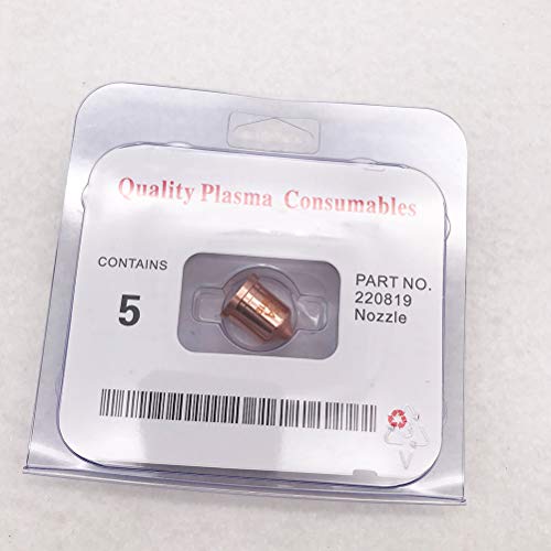 5pcs Multifunctional Plasma Cutting Mouth Electrode Nozzles Cutting Torch Supplies for Industry