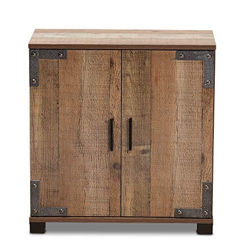 Baxton Studio Shoe Cabinets, Brown