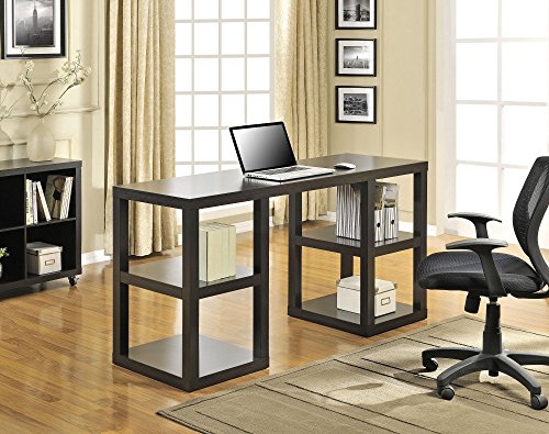 Ameriwood Home 9318496 Parsons Deluxe Desk, Espresso