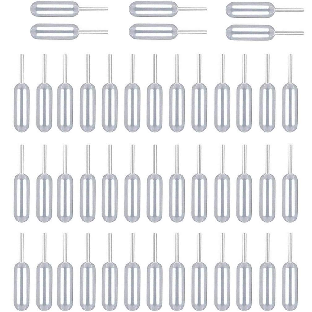 100PCS 4ml Cupcake Pipettes for Strawberries and Desserts, Clear Plastic Squeeze Transfer Pipettes and Dropper Liquid Injector