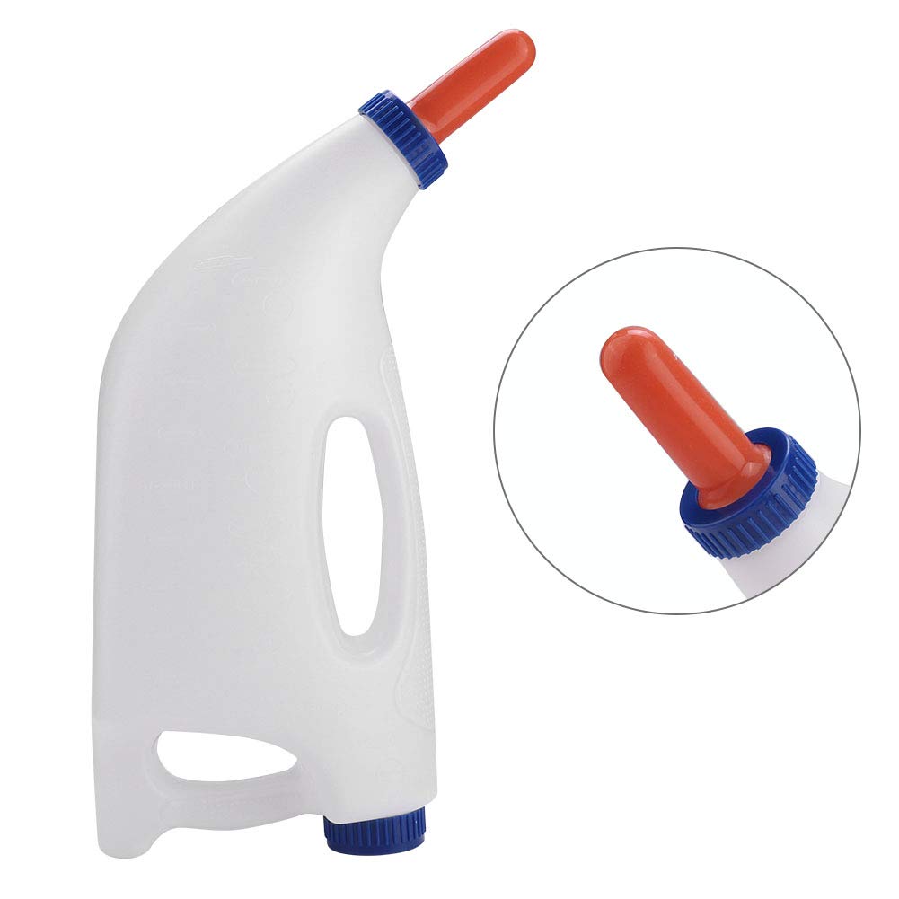 4L Calf Nursing Feeding Bottle, Lamb Milk Bottle Calf Goat Milk Feeder Bottle with Handle Livestock Supplies