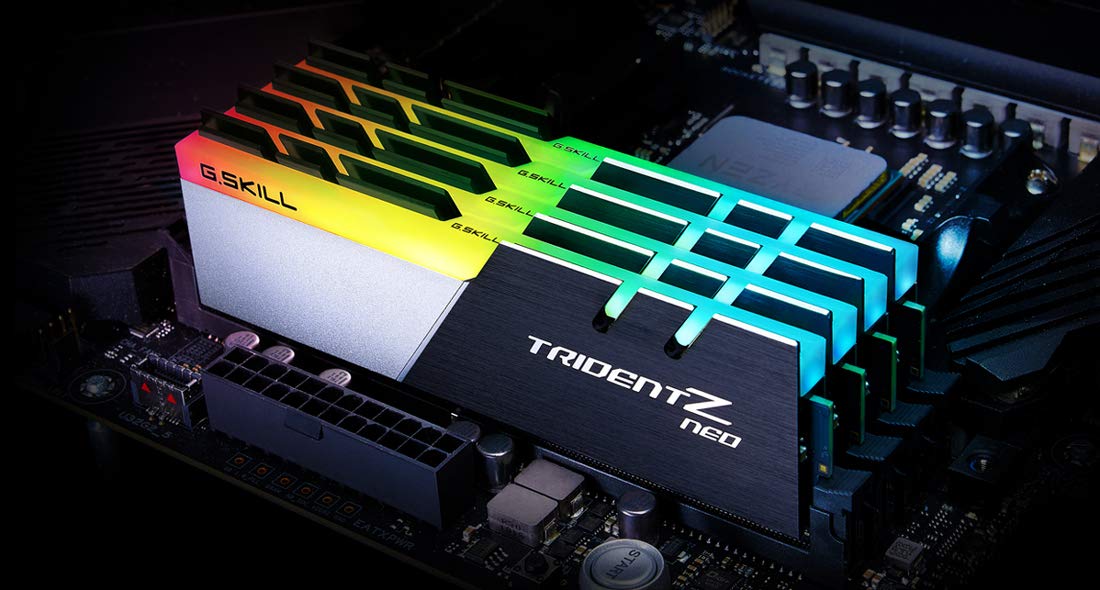 64GB G.Skill Trident Z NEO RGB DDR4 3600MHz PC4-28800 CL14 Quad Channel Kit (4X 16GB)
