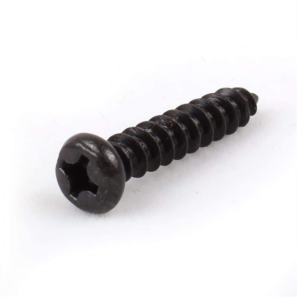 1000pcs Self Tapping Screws M1 M1.2 M1.4 M1.5 M1.7 M2 M2.3 M2.6 M3 Small Pan Head Laptop Screws Computer Screw Black Wood Screws (Color : 16mm_M2)