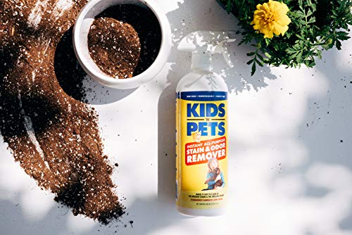 KIDS 'N' PETS - Instant All-Purpose Stain & Odor Remover β 27 fl oz - Permanently Eliminates Tough Stains & Odors β Even Urine Odors - No Harsh Chemicals, Non-Toxic & Child Safe, Multi-Color