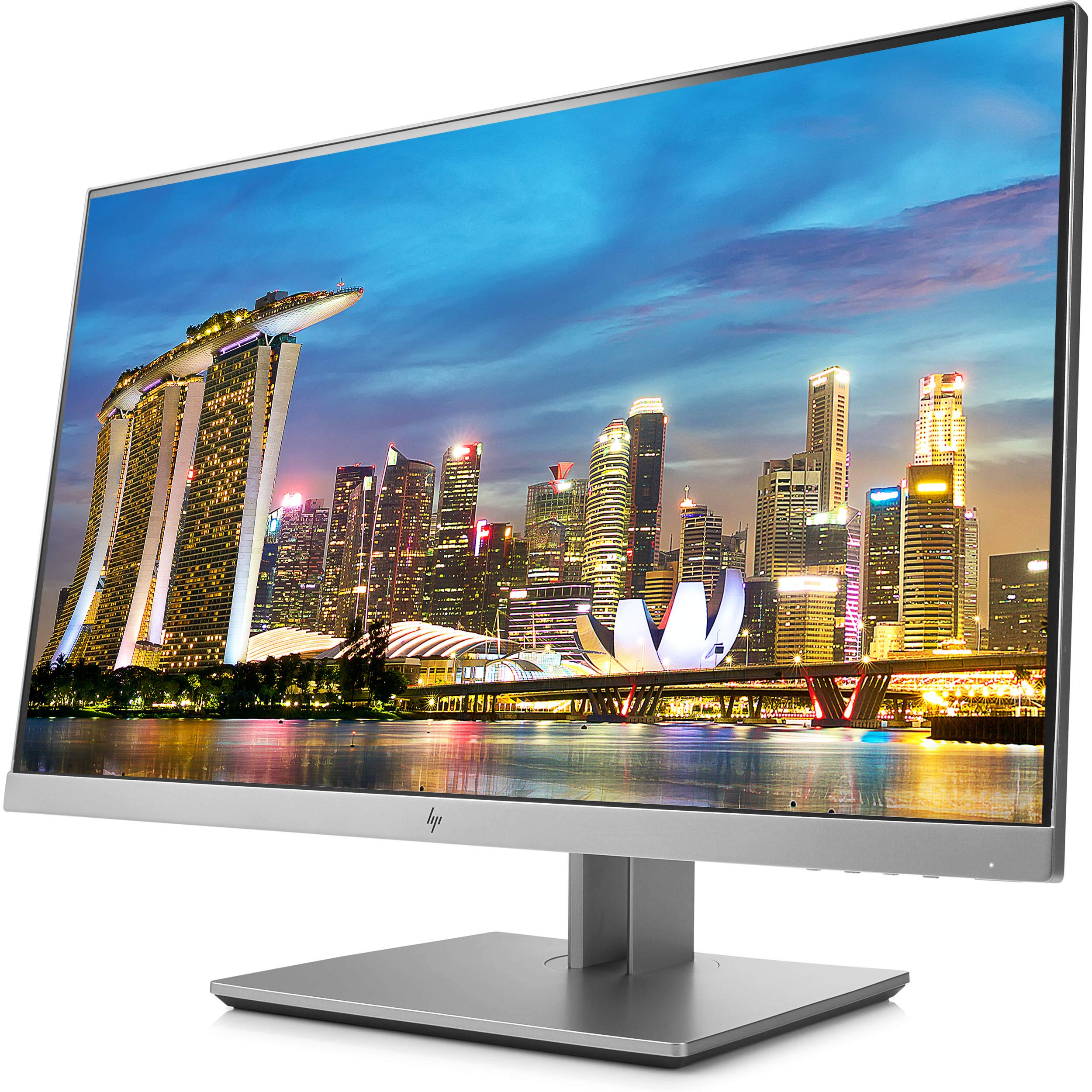 HP EliteDisplay E233 23 Inch 1920 x 1080 (1FH46A8#ABA) Full HD IPS LED Backlit Monitor Bundle with HDMI, VGA, DisplayPort, Gel Mouse Pad, and MK270 Wireless Keyboard and Mouse Combo