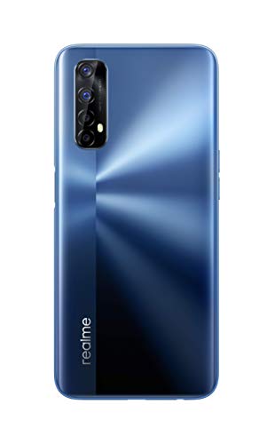 Realme 7 4G LTE Volte Factory Unlocked 48Mp Quad Camera RMX2155 (At&t Tmobile Metro Latin Europe) International (NO Verizon/Boost) (Mist Blue, 64GB + 6GB)