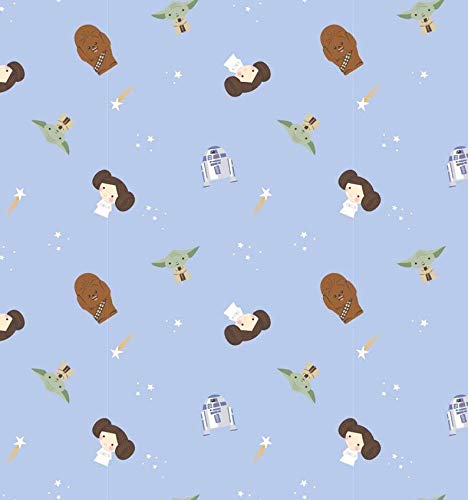 Rebel Dreams Blue Fabric by The Yard or Half Yards 100% Cotton (Full Yard(36 43))