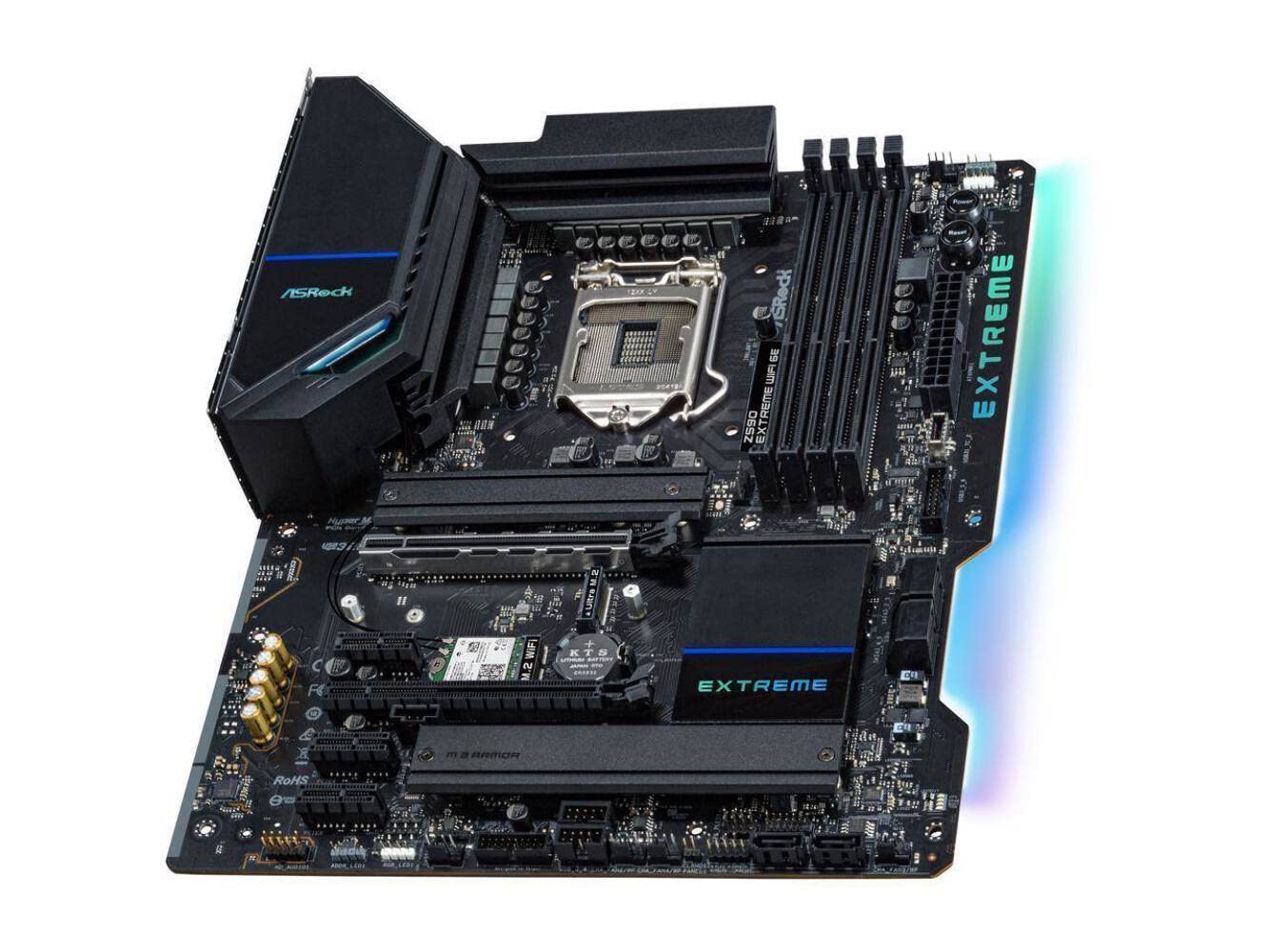 ASROCK Z590 Extreme WiFi 6E Socket LGA1200/ Intel Z590/ DDR4/ SATA3&USB3.2/ M.2/ WiFi&Bluetooth/ATX Motherboard