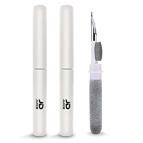 2 Pack - Airpods Cleaning Kit Earbud Cleaning Kit - Phone Cleaning Kit in-Ear Headphones Cleaning Pen Tool, Portable 3-in-1 Laptop Cleaning Kit Electronic Cleaner with a Sponge, Metal Pen Tip