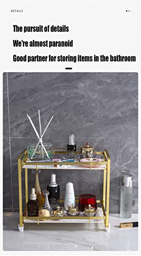 2/3 Tier Bathroom Counter Organizer Under Sink Bathroom Organizer Countertop Storage Rack Cosmetic Organizer Holder for Bathroom Kitchen White,3 Tiers