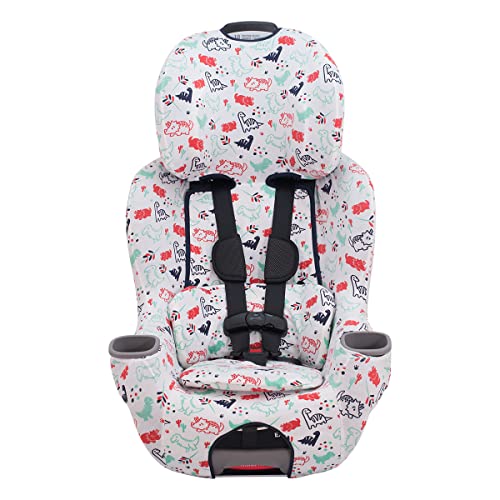 JYOKO Kids Cover Liner for car seat Compatible with Graco Extend2fit, 100% Cotton Made (Dino Party)
