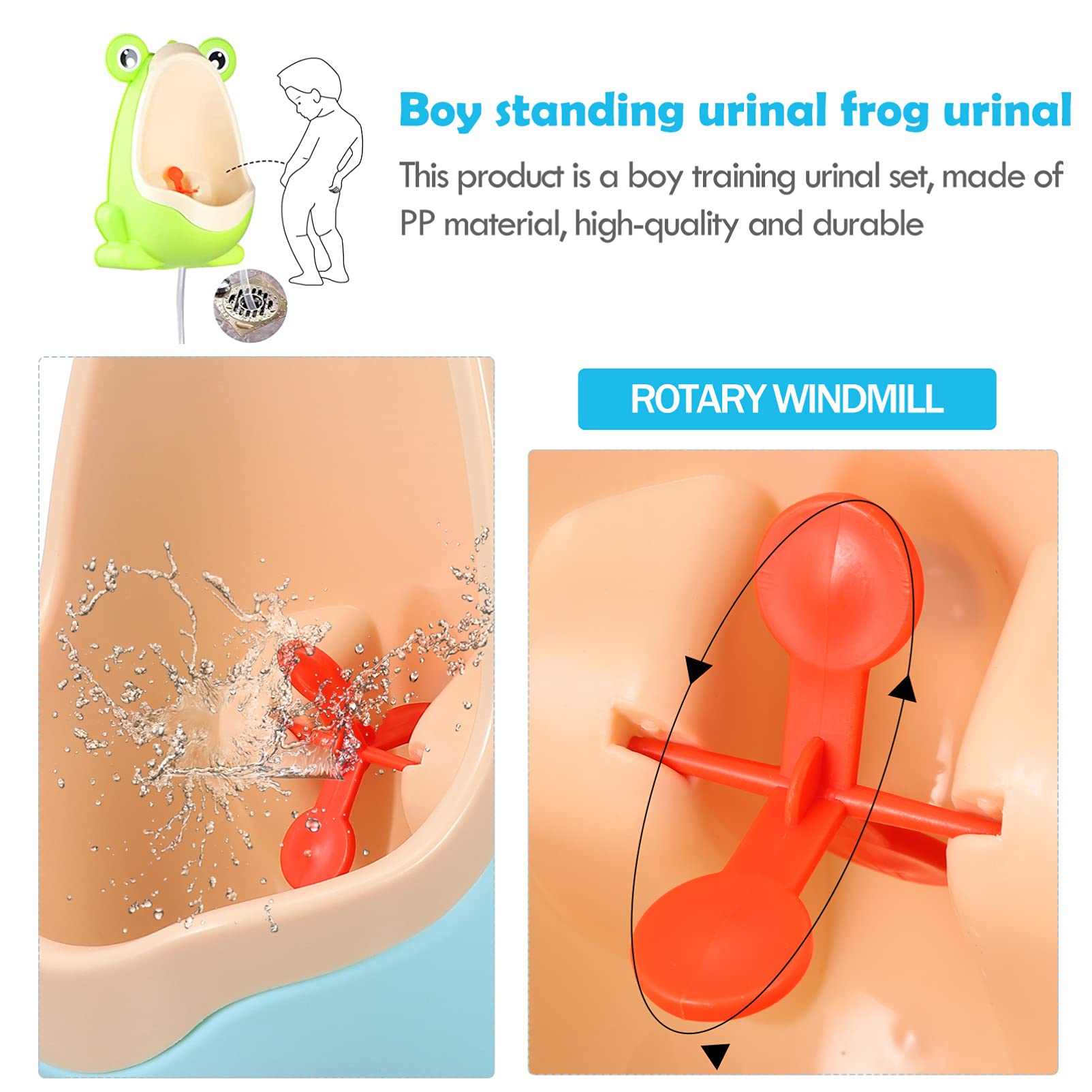 DOITOOL 1 Set Boy Training Urinal Boy Urinal Trainer Animal Shape Potty Baby Boy Toilet