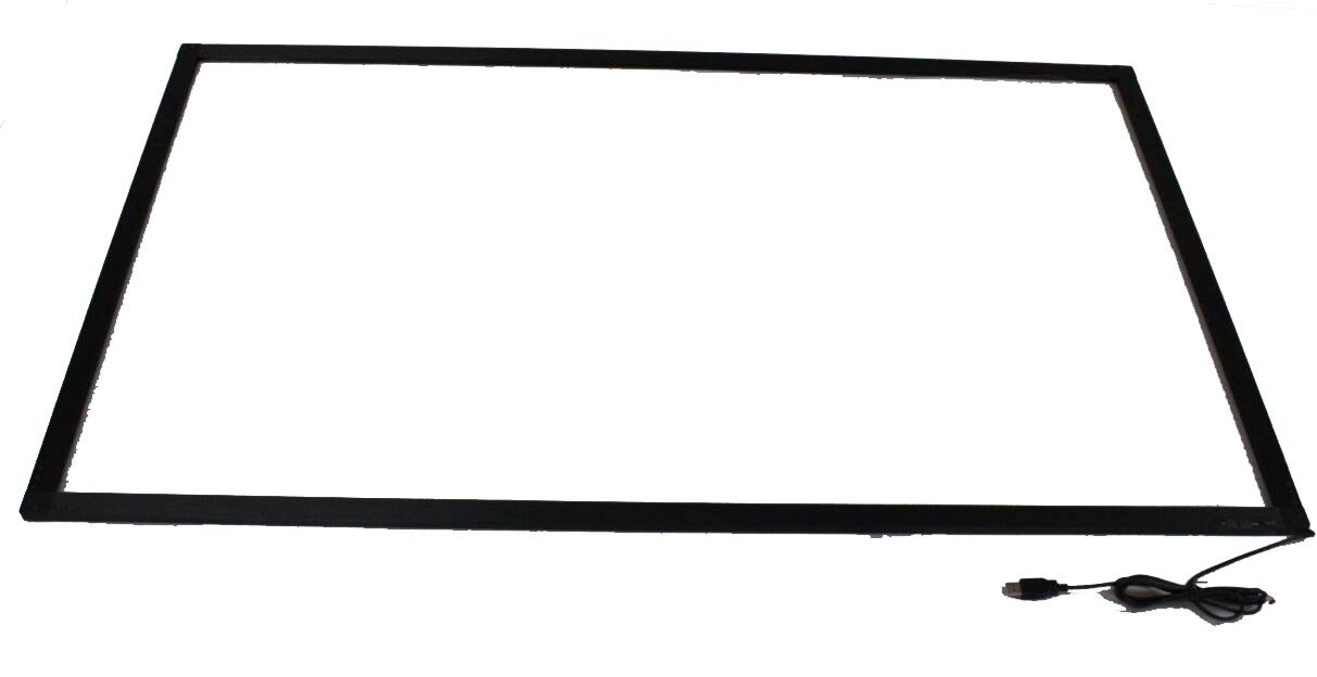 18.5 Inches 16:9 Ratio 10 Touch Points IR Touch Frame Panel,Touch Screen Overaly Kit with Glass Plug&Play