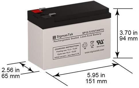 ADT Security 12V7AH Alarm Battery (Replacement)