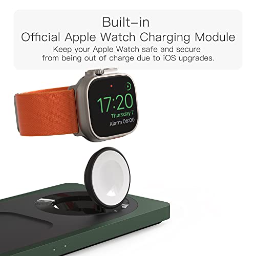 3 in 1 Wireless Charging Station for Apple Device,22W Fast Mag-Safe Charger Stand,Magnetic Wireless Charging Station for iPhone 14 13 12 Pro Max/Plus/Pro/Mini,Apple Watch 8/7/6/5/4/3/2/SE, Airpods