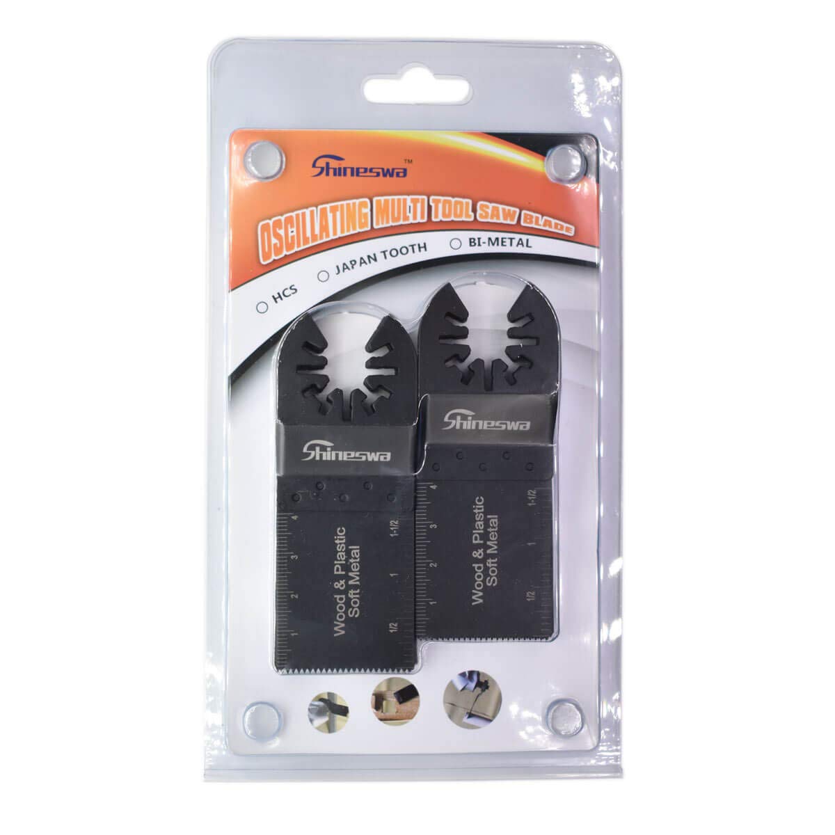 10pcs Oscillating Tool Saw Blades Wood Quick Release Multi Tool Blade Fits for Dremel Dewalt Porter Cable Milwaukee Makita Black and Decker Bosch