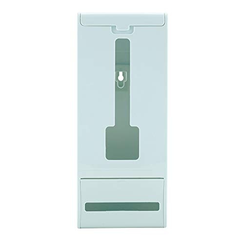 Plastic Bag Organizer - Wall-Mounted Plastic Bag Dispenser Garbage Trash Bags Storage Box Kitchen Organizer Holder(blue)