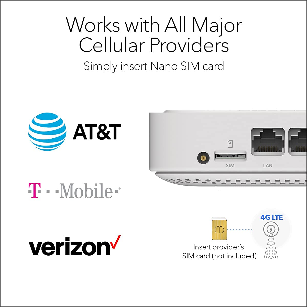 NETGEAR 4G LTE Broadband Modem (LM1200) β Use LTE as a Primary Internet Connection (Renewed)