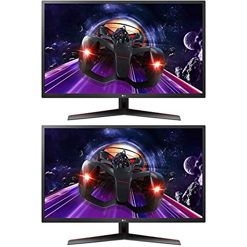 LG 32MP60G-B 31.5 inch Full HD 1920x1080p 16:9 1ms AMD FreeSync IPS Monitor 2 Pack