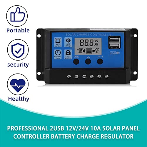 100A Solar Panel ler Solar Re r ler LCD Display Screen Street Lamp System Re ler PWM Re Management Dual USB Output ler