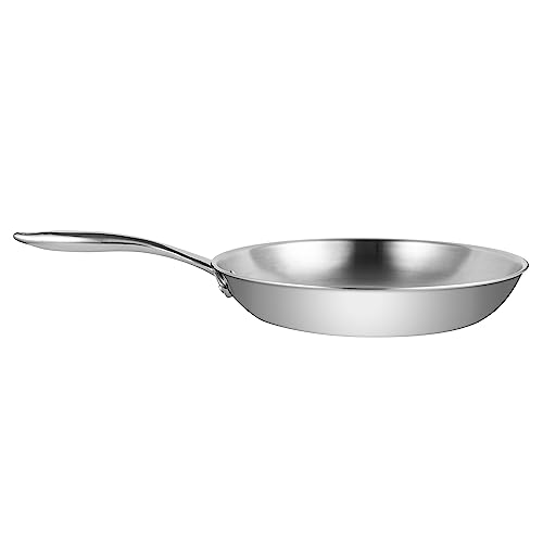 12" (30 cm) Stainless Steel Pan by Ozeri, 100% PTFE-Free Restaurant Edition