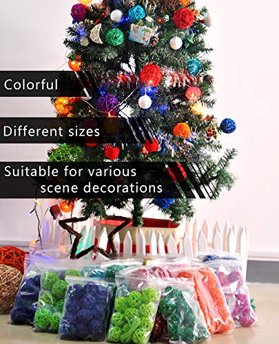 10pcs Wicker Dried Vine Balls Table Wedding Party X-mas Garden Diameter 2 Inch