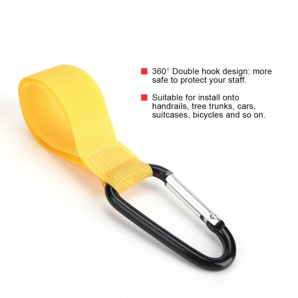 10Pcs/Set Multi Purpose Hooks Baby Stroller Hook Colorful Stroller Hook Bag Clips Diaper Bags Hanger Hook(Green)