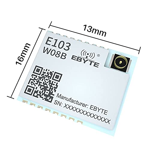 EBYTE 2.4GHz WiFi Serial Port Module 12dBm 802.11b Dual ARM Core WPA TCP HTTP Client MQTT E103-W08B IPX Antenna Interface for Smart Agriculture Remote Control