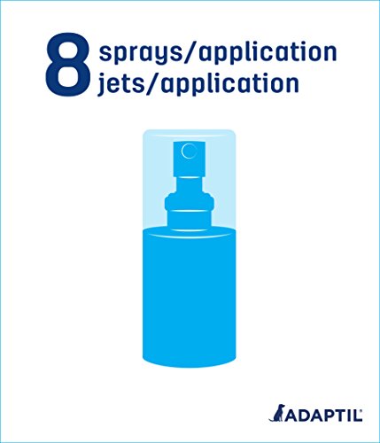 ADAPTIL Spray 60 mL β Calms & Comforts Dogs During Travel, Veterinary Visits and Stressful Events - The Original D.A.P. Dog Appeasing Pheromone Spray, 60ml - Packaging May Vary