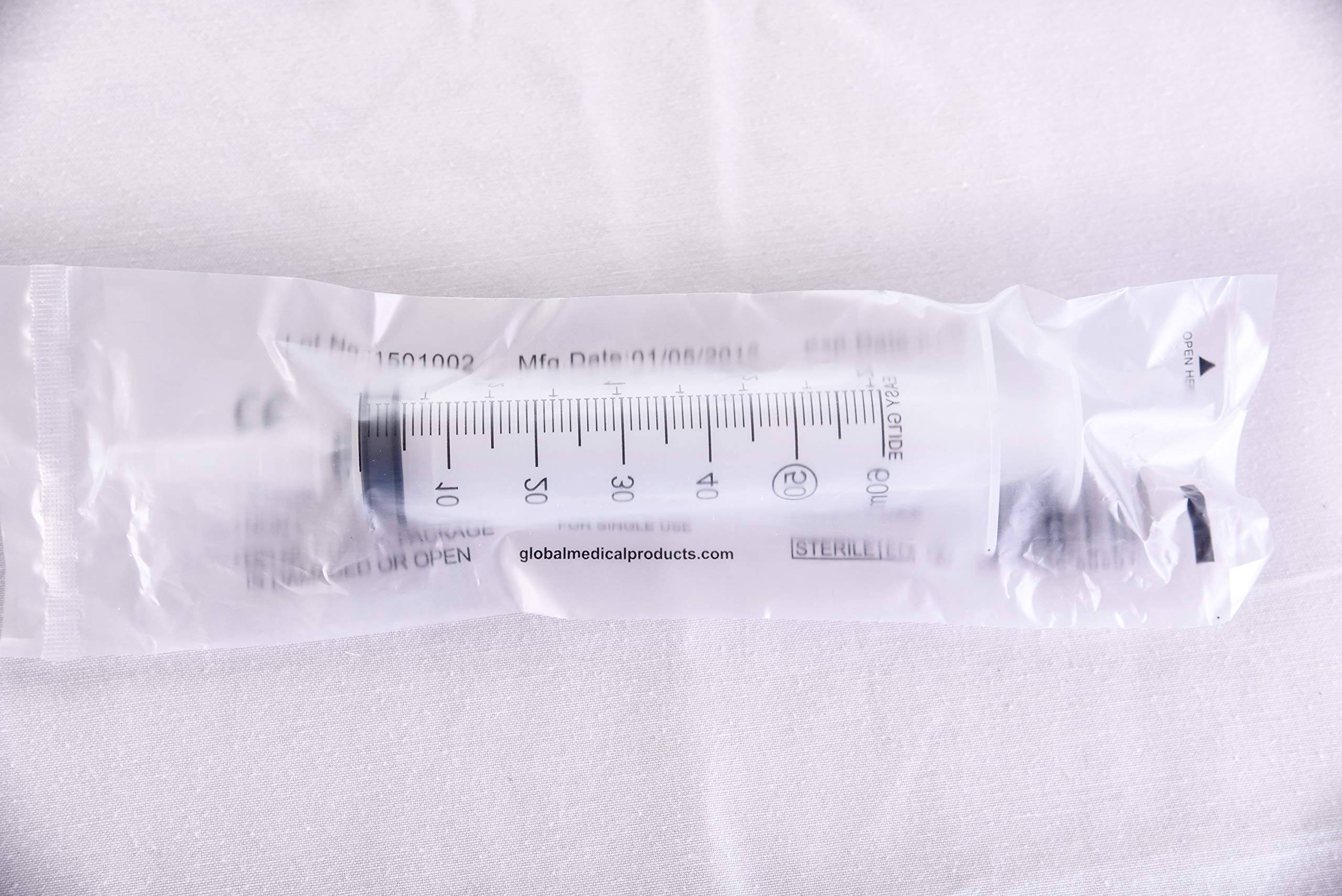 5 Pack 60cc Catheter Tip Sterile Syringes