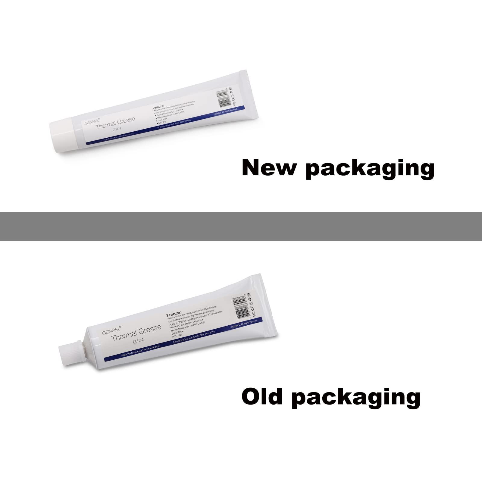 100g Tube White Thermal Grease Paste Silicone Compound for PC CPU GPU LED Cooling