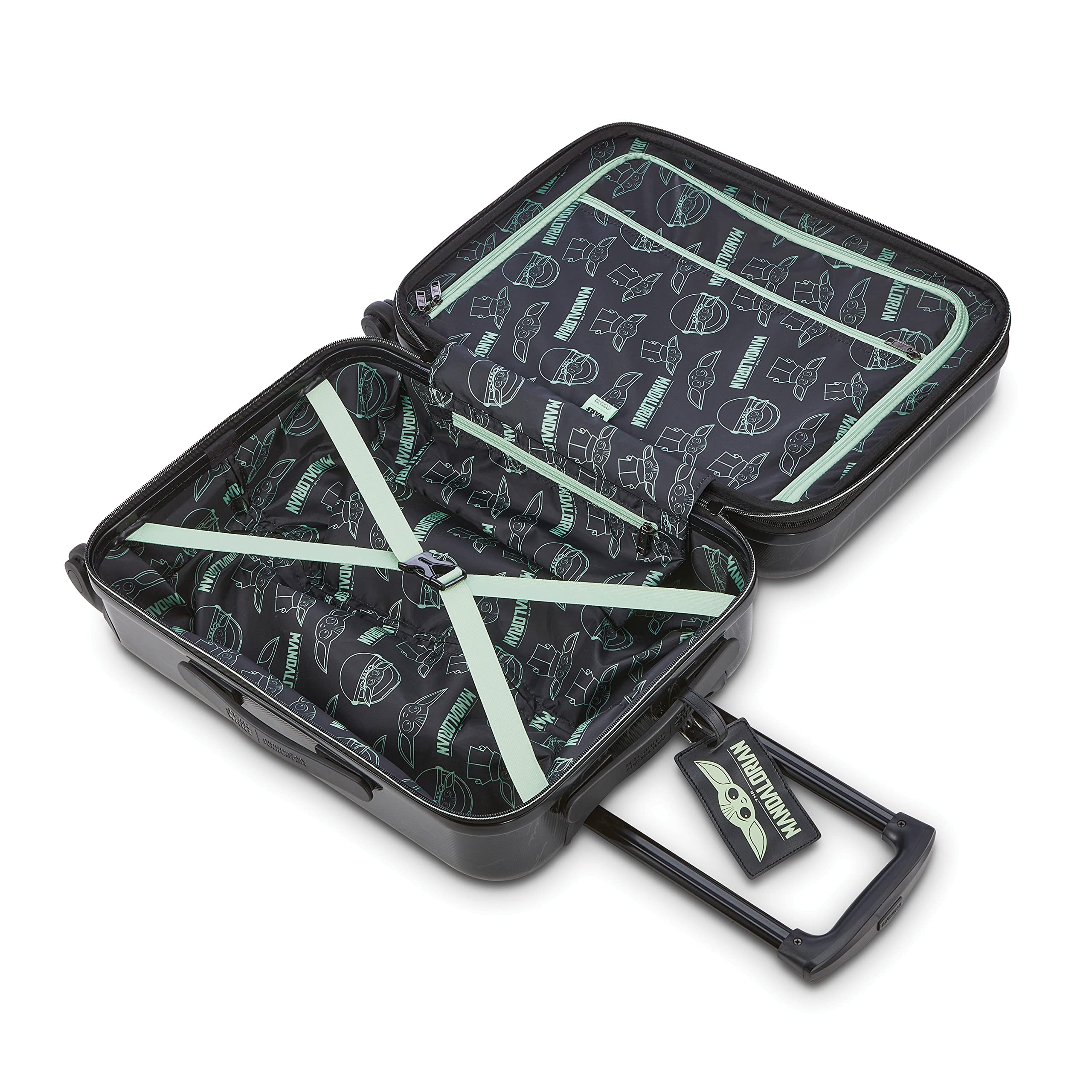 American Tourister Hardside Luggage with Spinner Wheels, Star Wars The Child, Carry-On 21-Inch