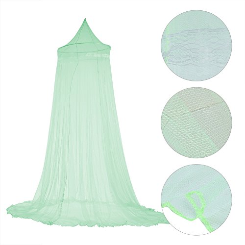 Bed Mosquito Net, Dome Elegant Lace Ceiling Princess Bed Mosquito Netting Girls Room Bedding Hanging Mosquito Net